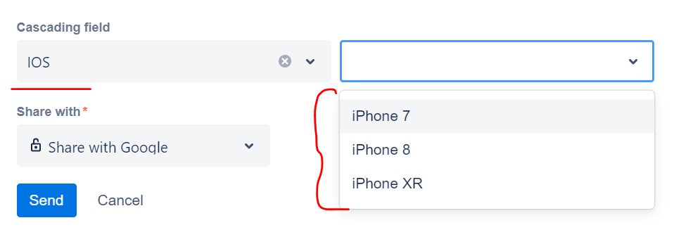 Custom field checkbox + textbox