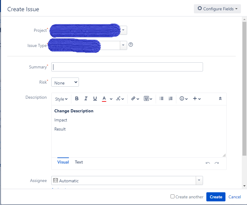 Solved Automation Default Values For Create Screen Jira