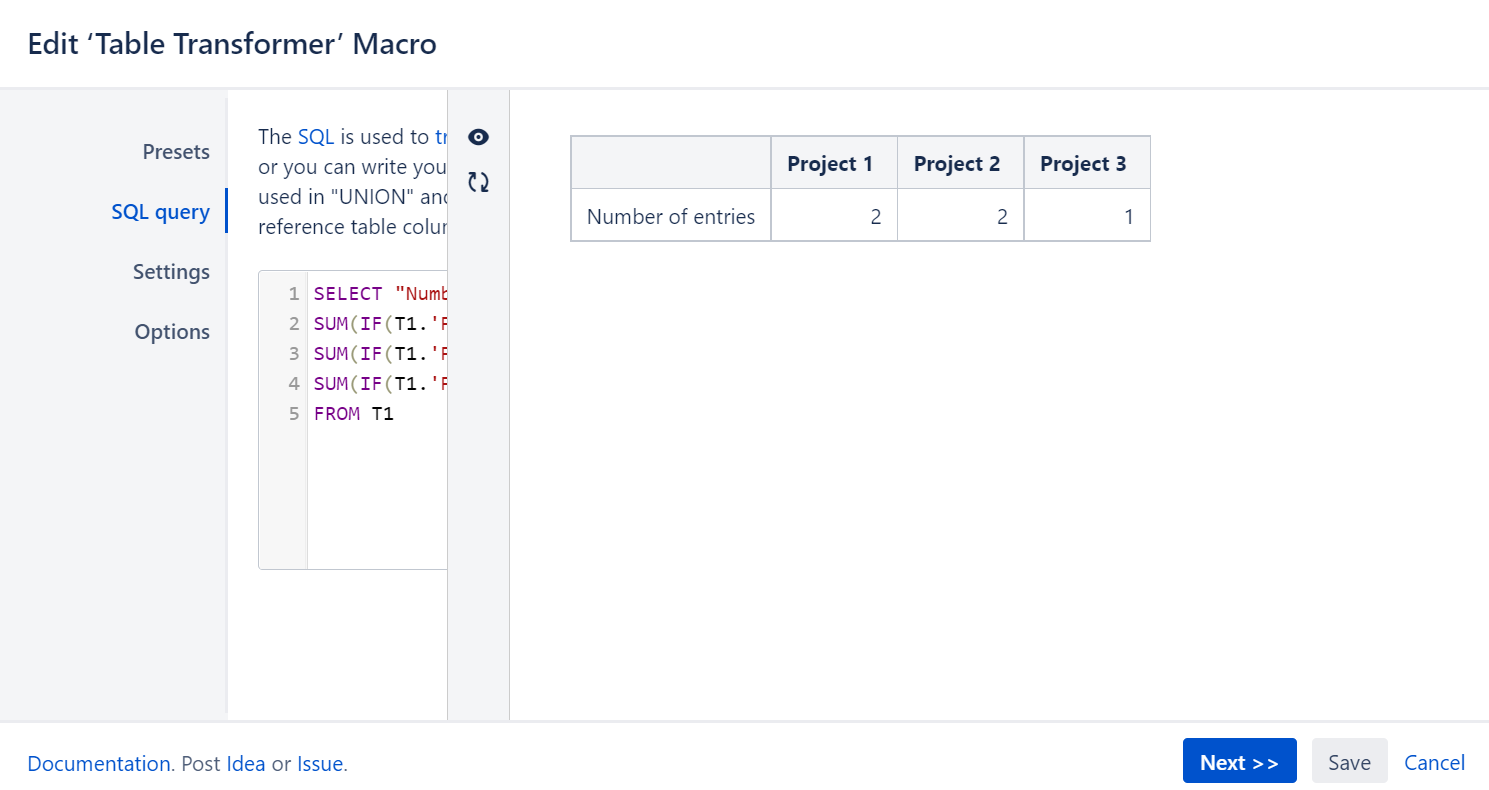 Solved Table Transformer Sql Query For Counting Values 9969