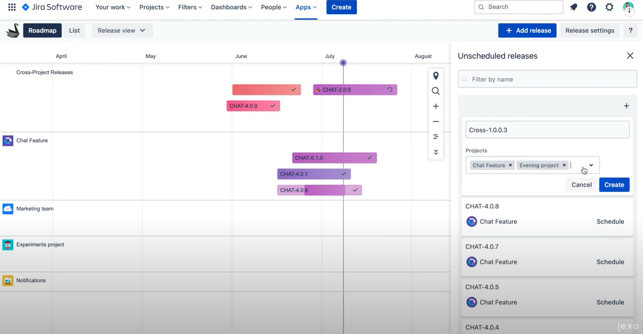 RESOLVED: How to Share Releases Across Jira Projects?
