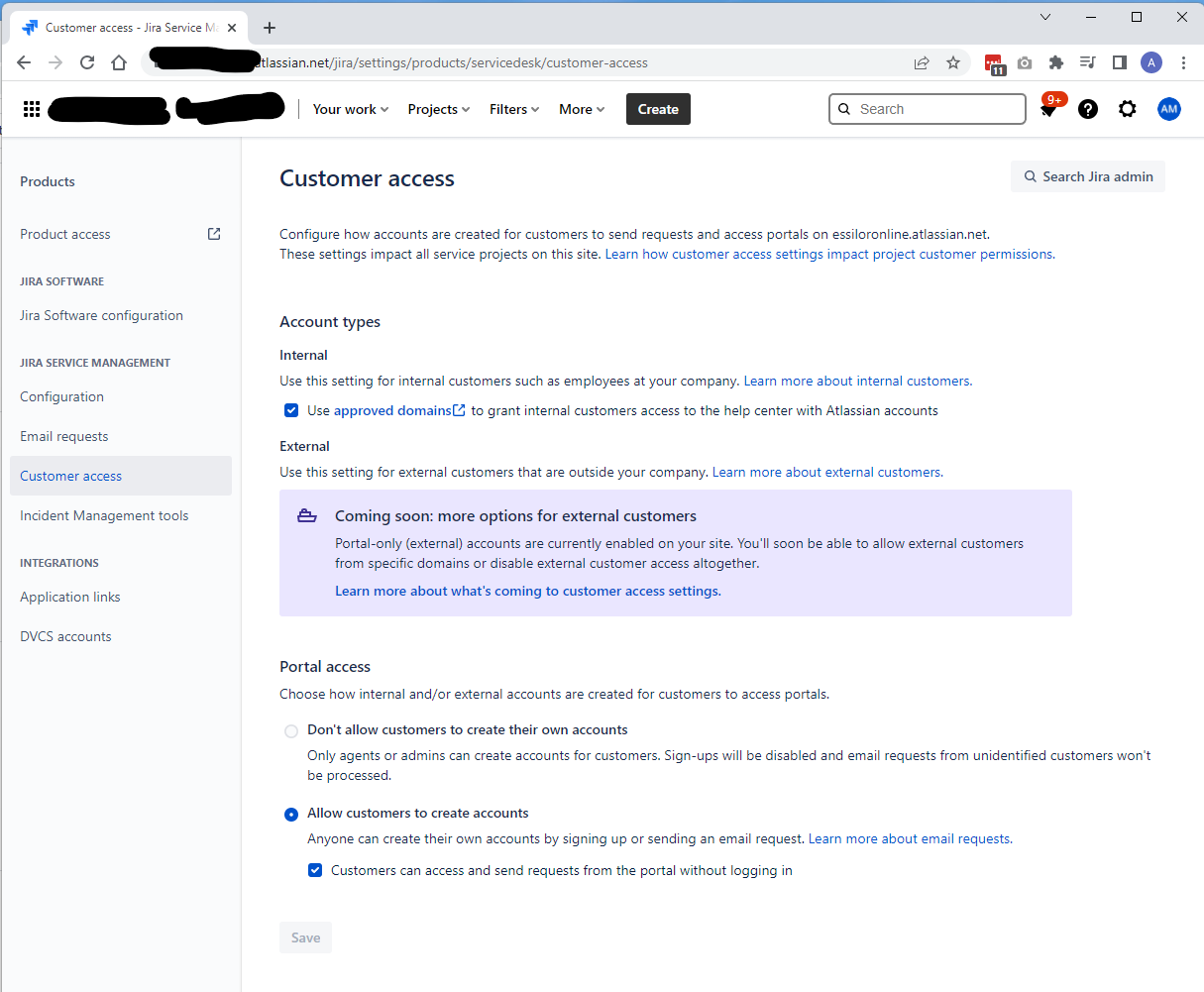 Anonymous Service Desk Portal not working as expec...