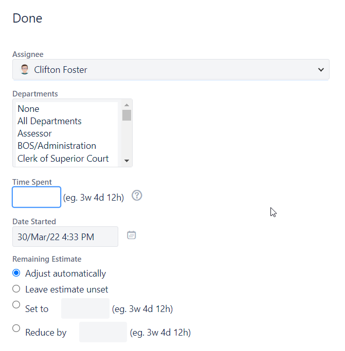 Time Tracking Validator Not Working