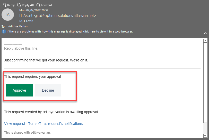 Solved: How To Make Custom Approval on email JSM