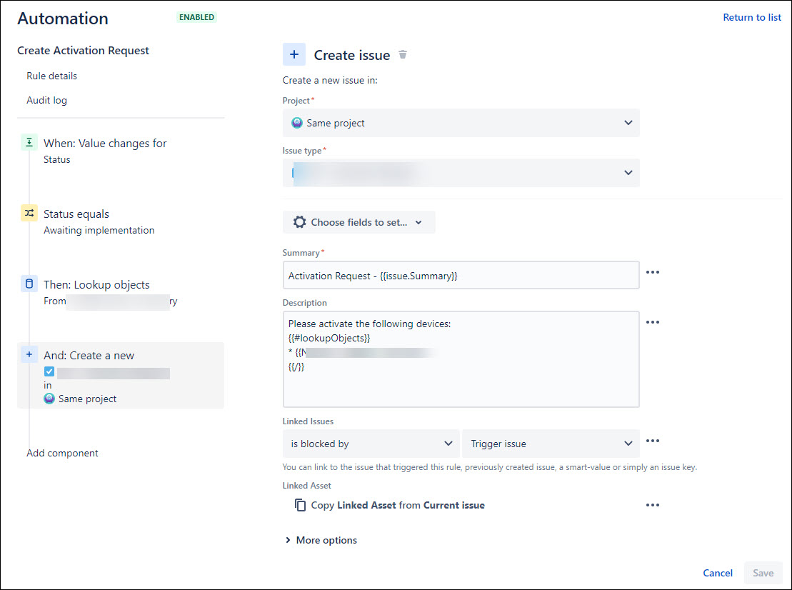 Solved: Automation - create an issue and then update that ...
