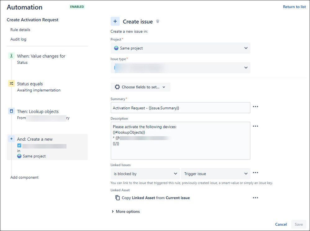 Solved: Automation - create an issue and then update that ...