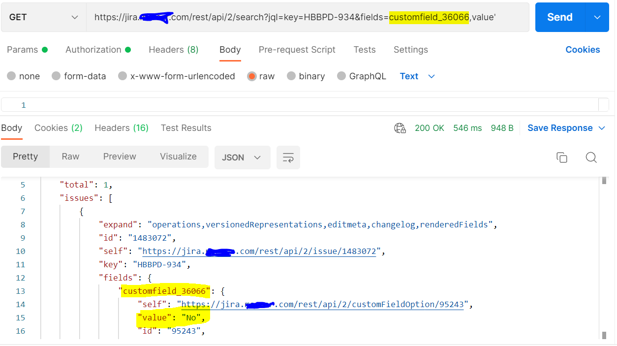 Solved: Get the value of a "customfield" on an issue - how...