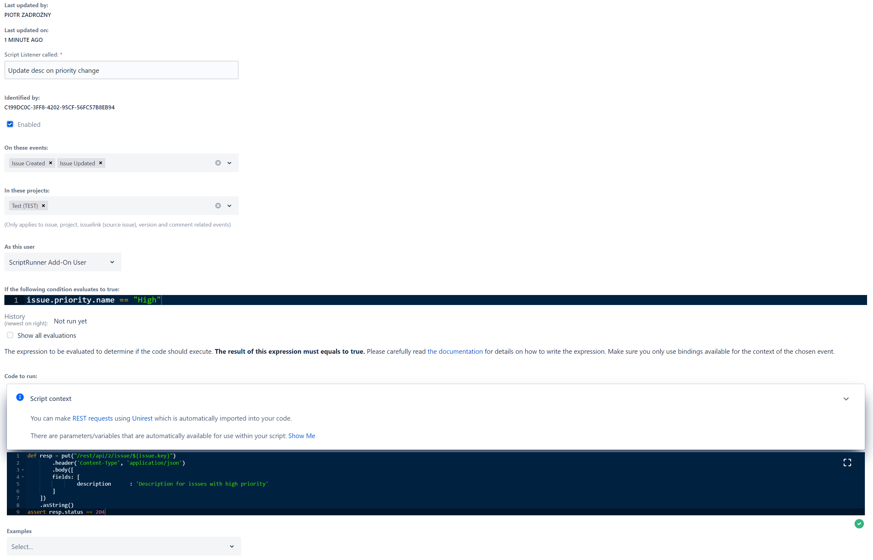 Solved: Based On Priority field updated the description f...