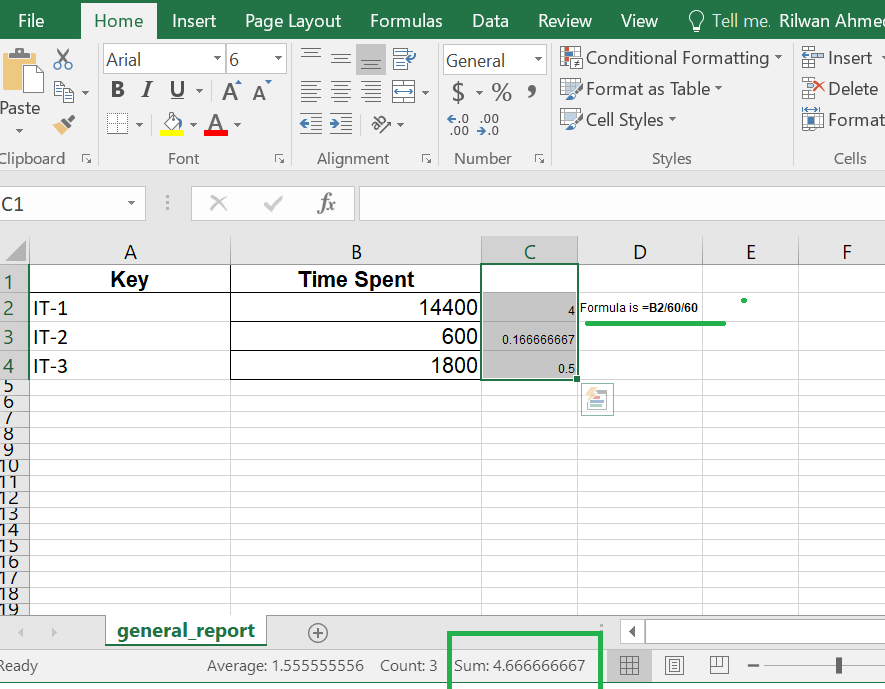 Solved: How to calculate the total efforts since you have ...