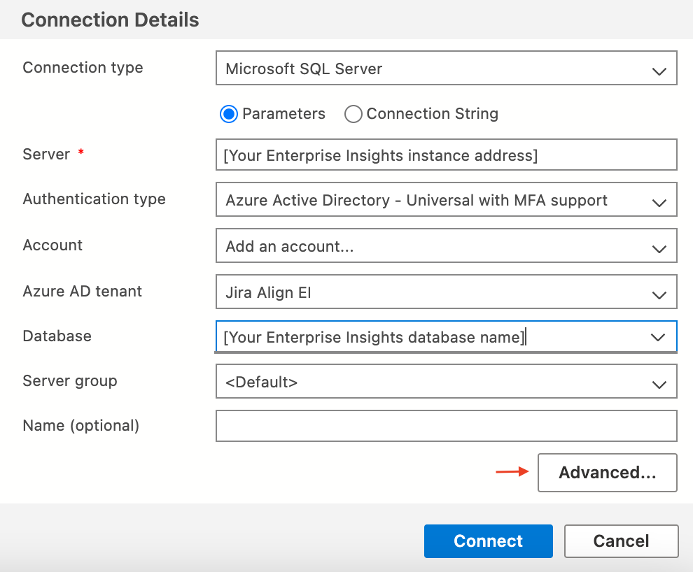 Connecting To Jira Align Enterprise Insights With Azure Active Directory Authentication