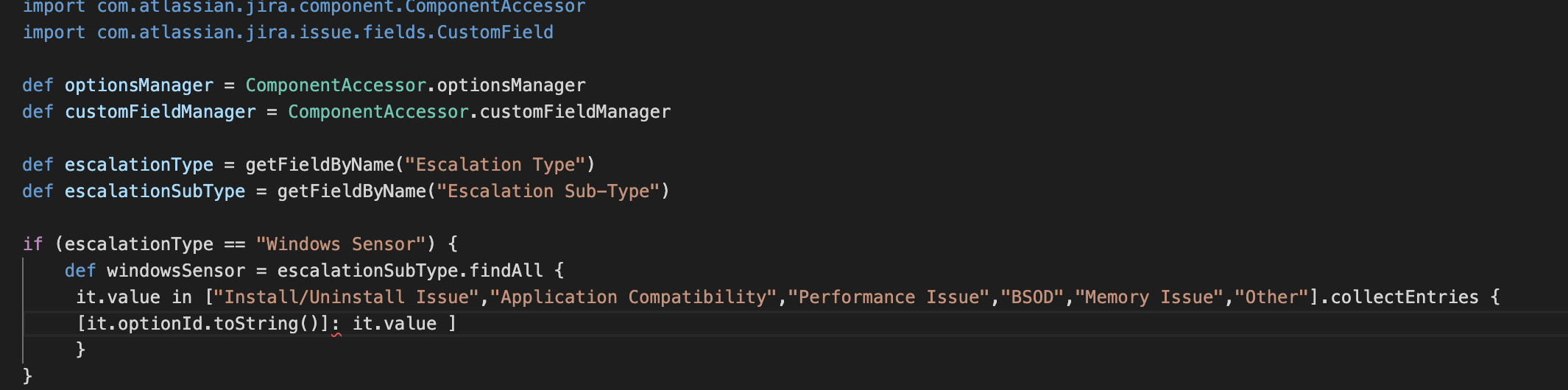 What Is This Scriptrunner Error