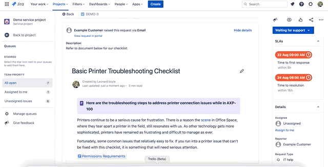 Embed a Confluence page to any product using Smart Links
