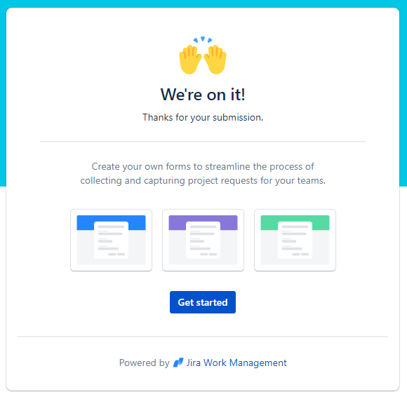 Solved: Can we change the form submission success screen?
