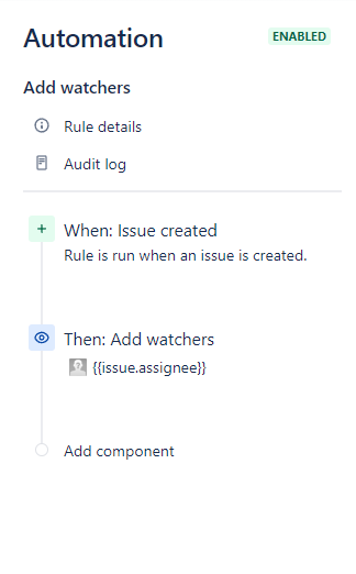 How To Add Assignee As A Watcher In New Created Ti