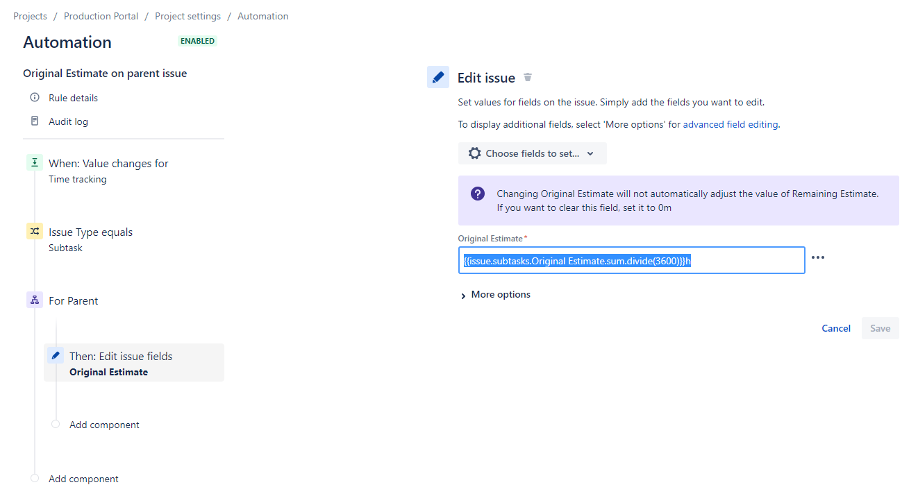 Solved: Sum Estimted Time of Subtask Solved: Sum Estimted Time of Subtask