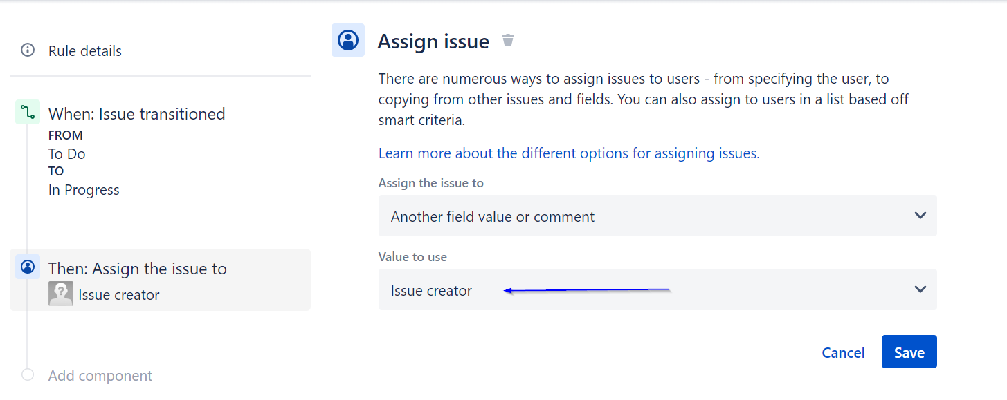 How To Copy The Current Assignee As The Same Wit 2581