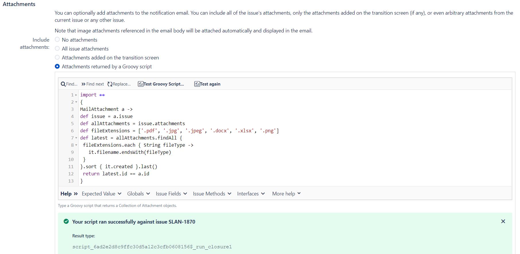Solved: How to find latest attachment in an jira issue and...