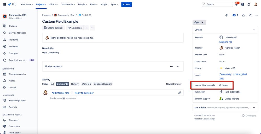 How to Extract Custom Fields and Data into an Alert