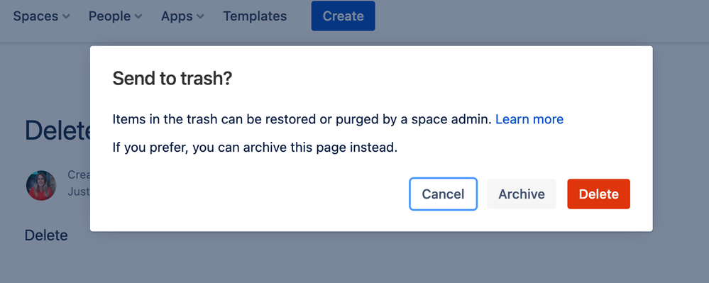 Deleting A Page In Confluence Atlassian Community