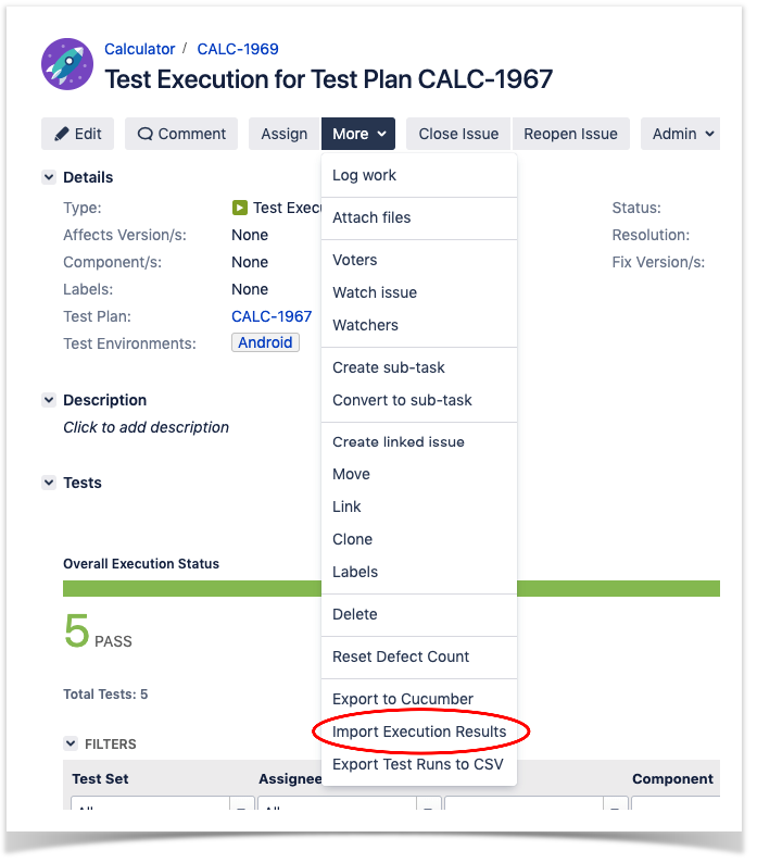 Issue With Xray Execution Results Import