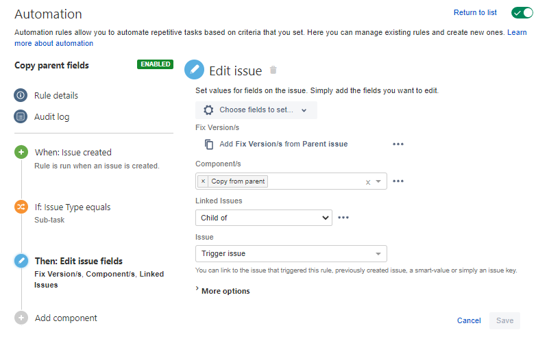 How To Copy Field Values From Story To Subtask