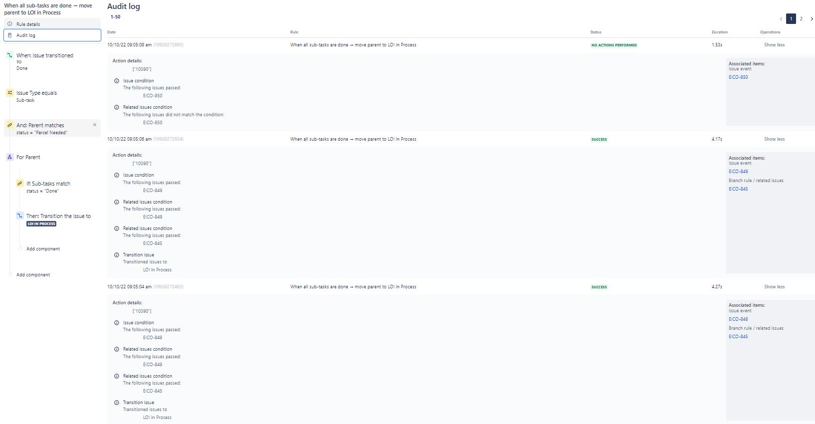 Solved Jira Is Executing Too Fast And Skipping Automation