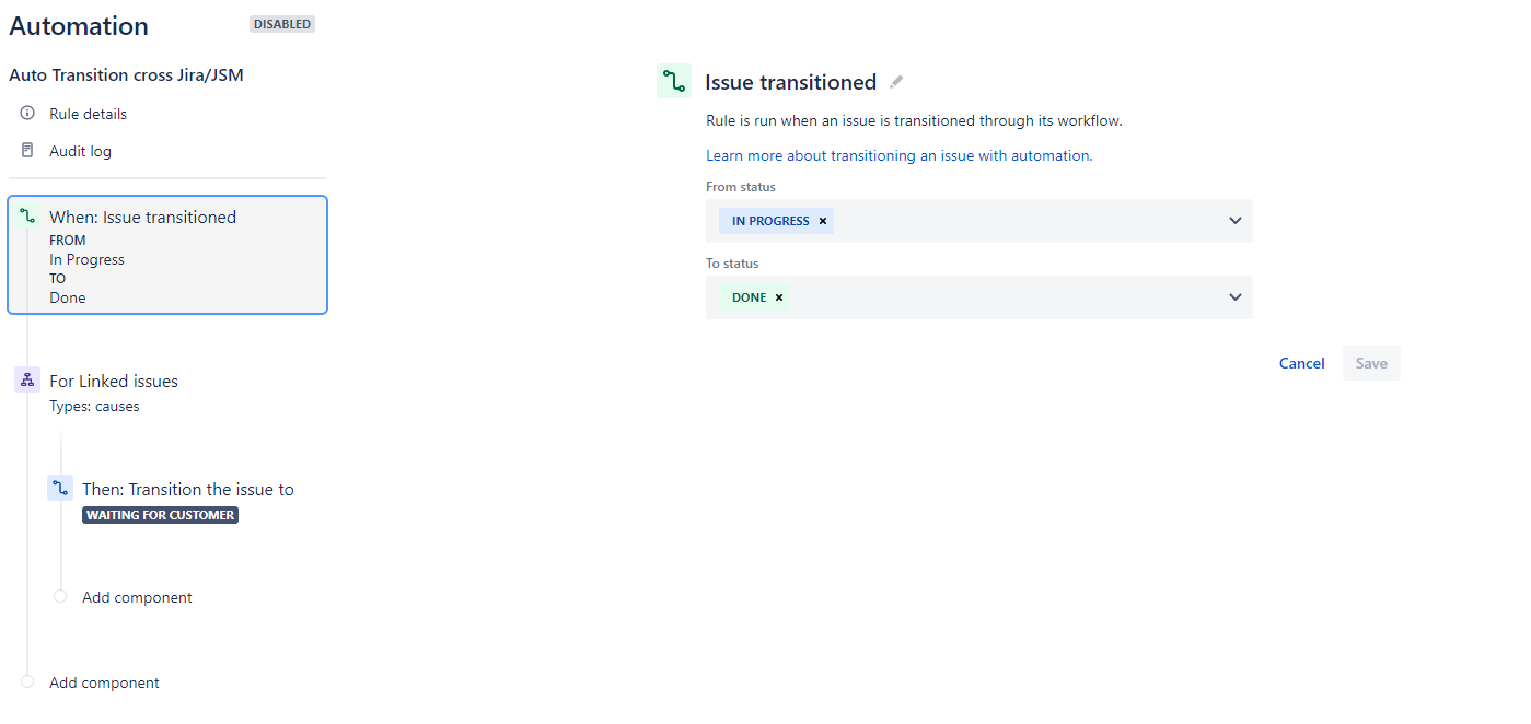 Solved Can Automation Move A Jsm Ticket Status To Another