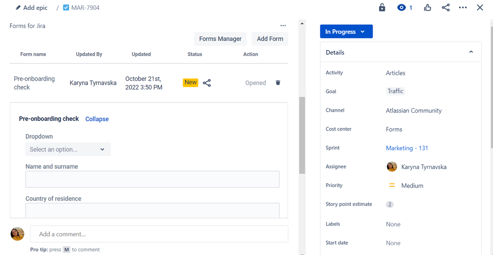 How to Attach the Forms in Jira to the Email? - Atlassian Community