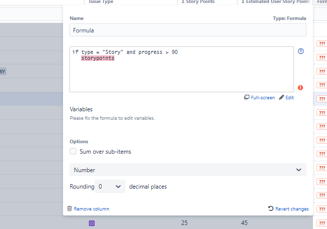 Solved How To Use Formula Column In Jira Structure