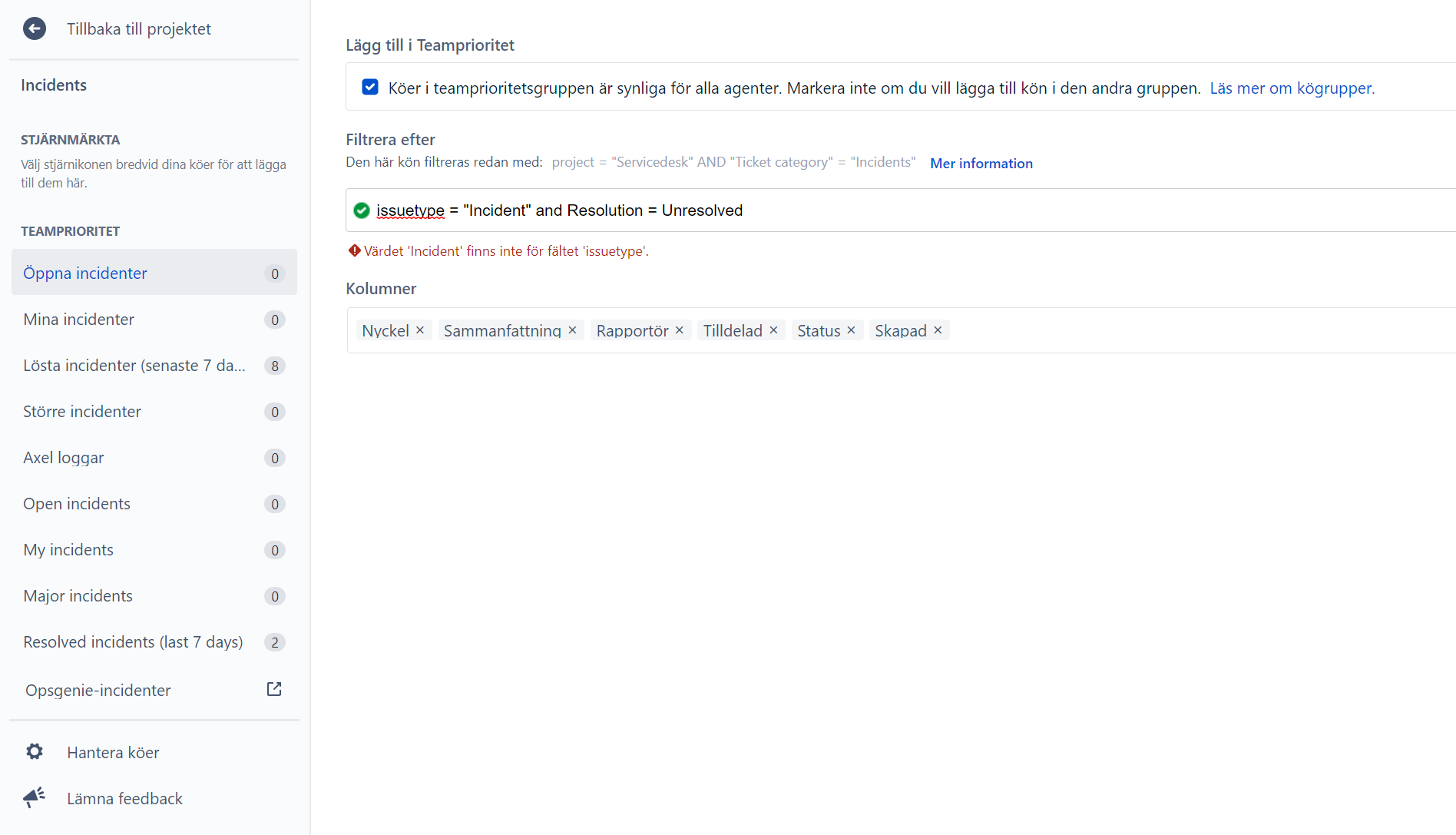 Incidents Not Showing In Jsm Cloud