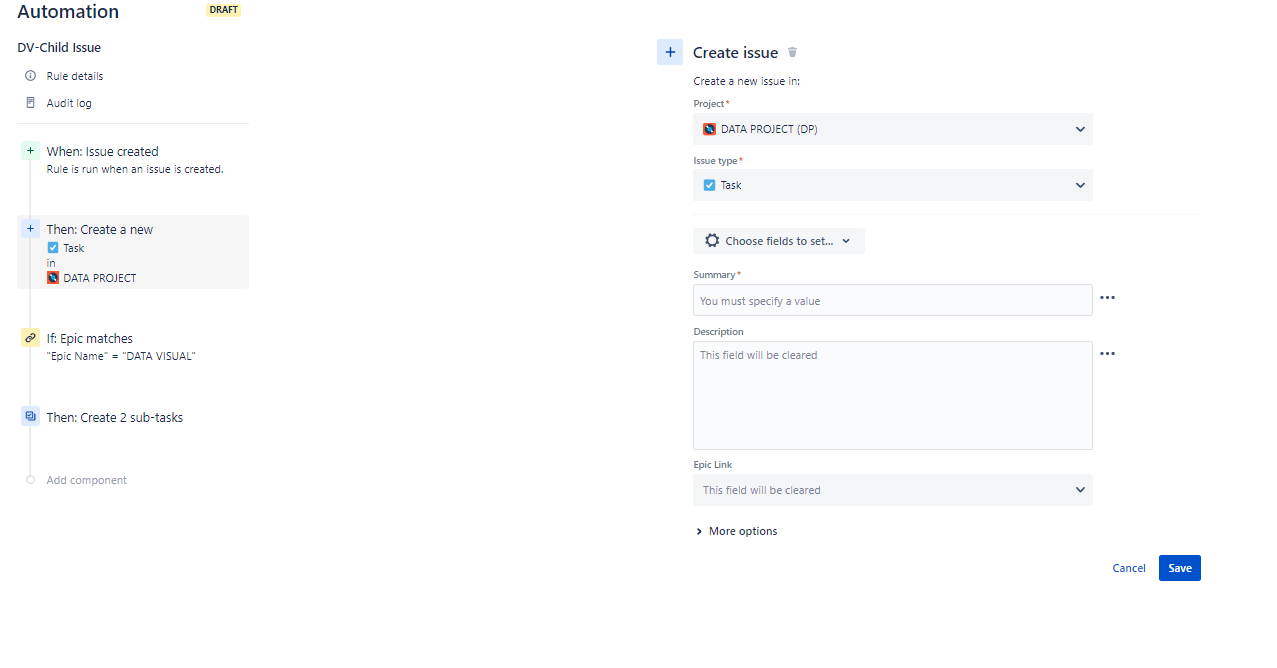 How To Create Automation Subtask With Specifict Ep