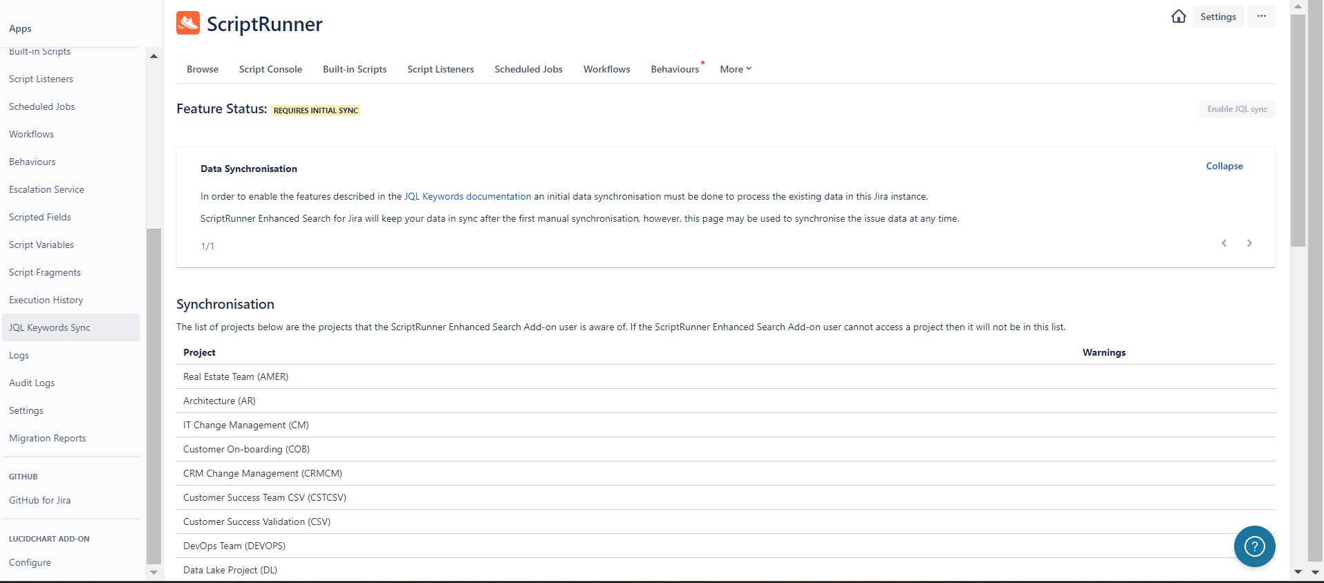 Scriptrunner For Jira Cloud Synchronisation Requir