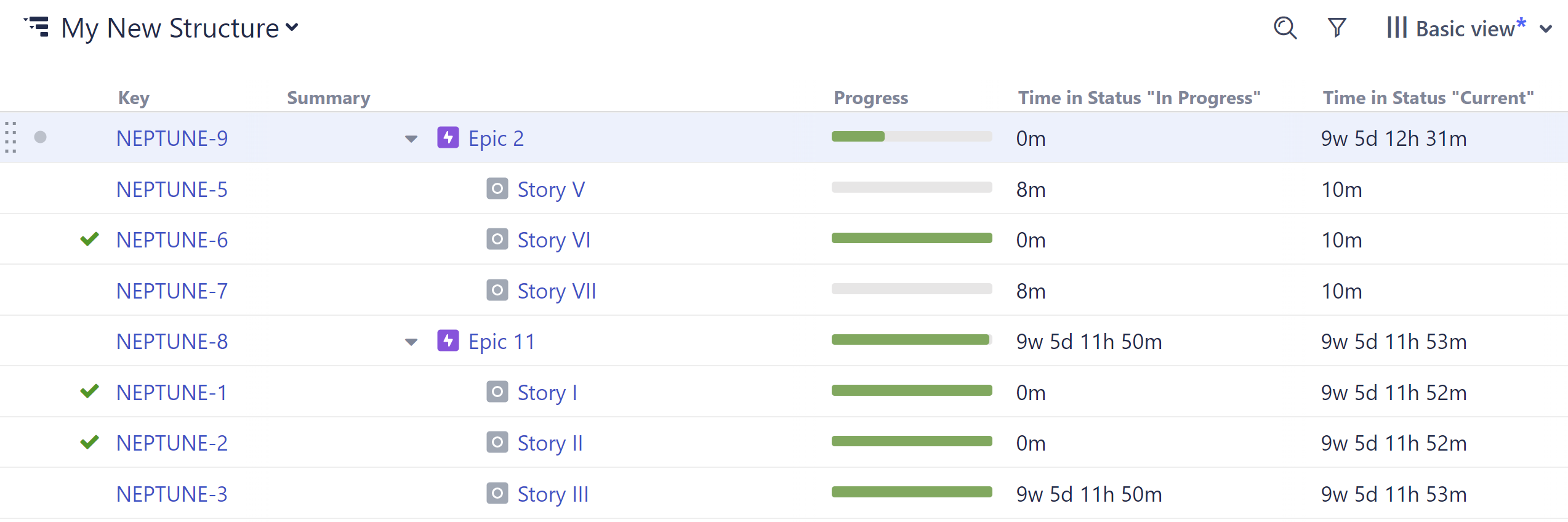 Time In Status Column Now Available In Structure Atlassian Community