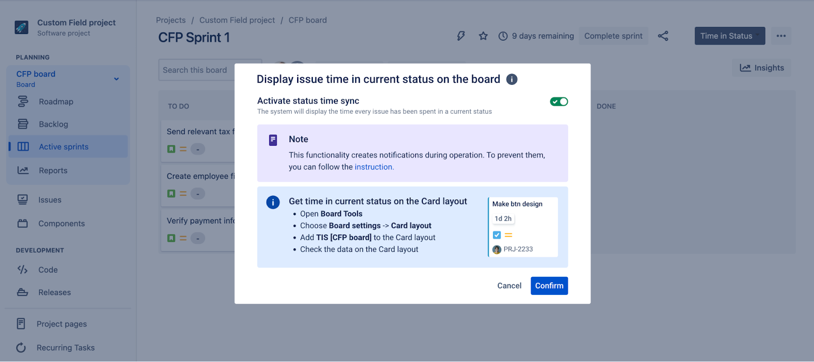 How To Get Jira Time Data On The Card Layout Using Atlassian Community