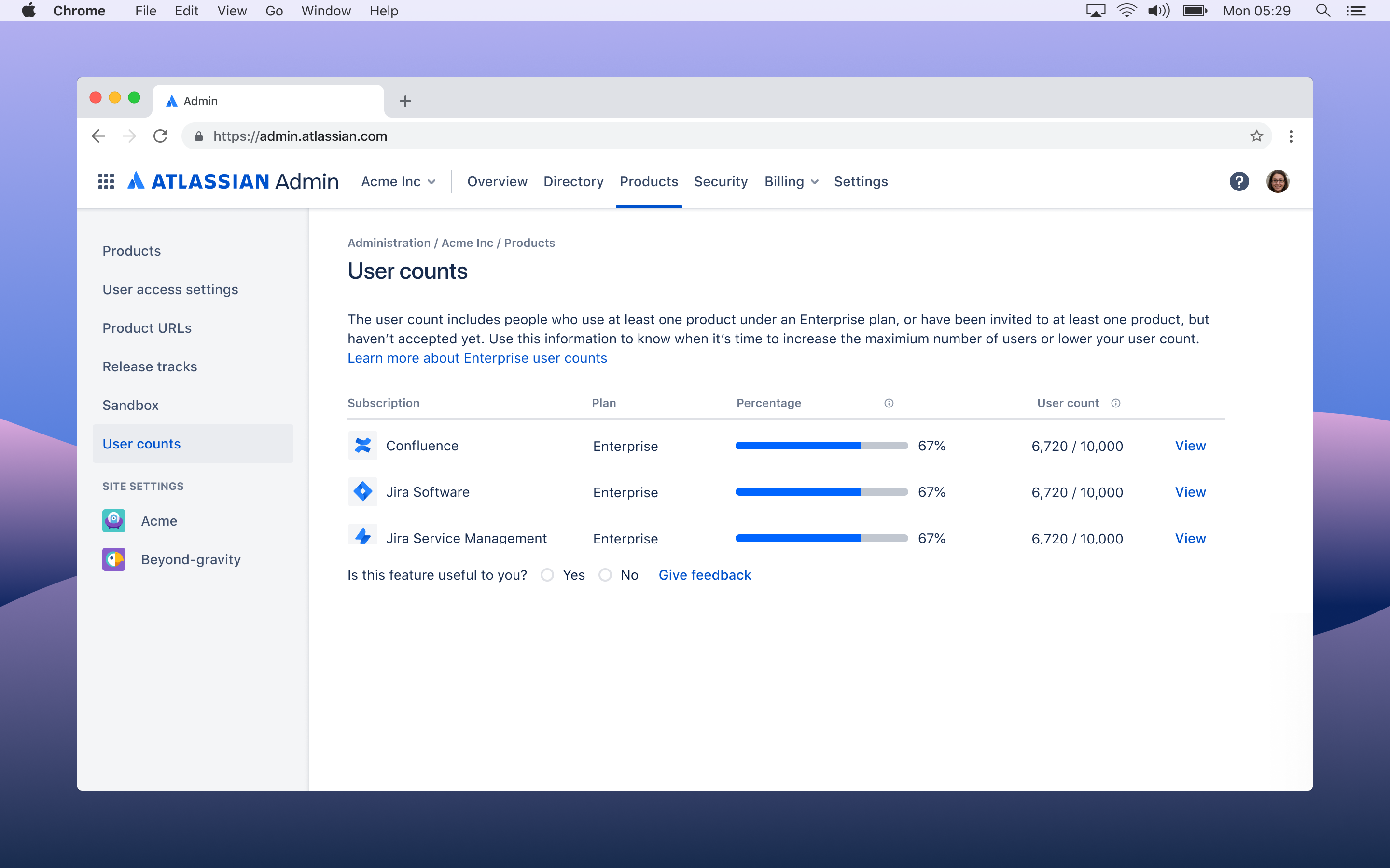 More insights for admins with Cloud Enterprise use... - Atlassian Community