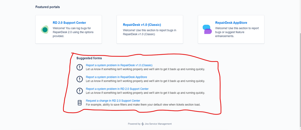 Solved: How to Remove Suggested Forms from JSM Portal