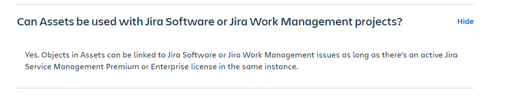 Solved Jira Work Management Asset Custom Field