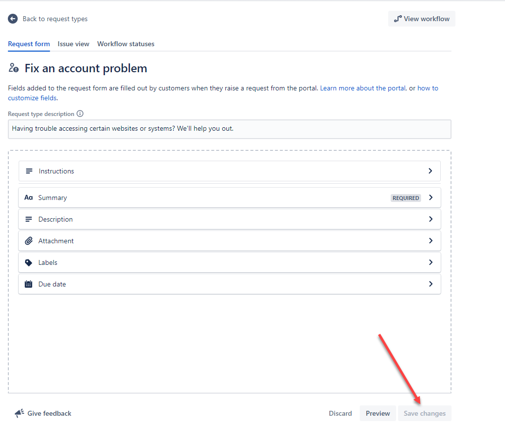 Solved Bug Asset Fields Are Removed From Request Type