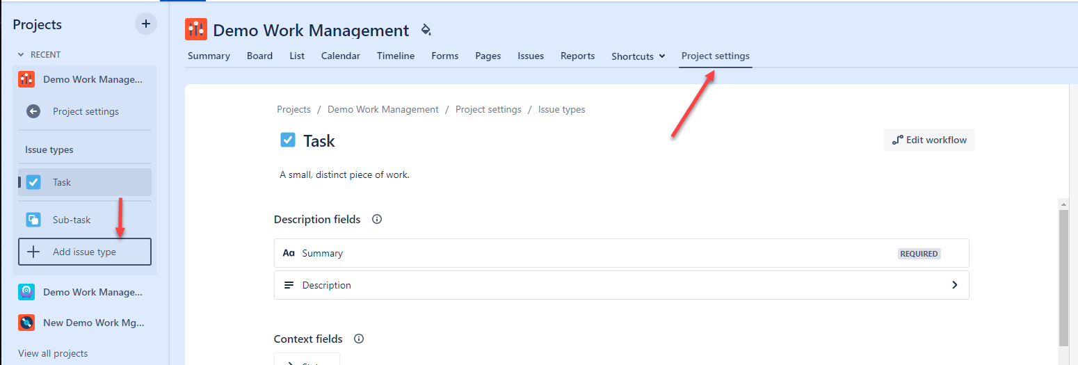 Solved Create Custom Issue Type In Jira Work Management A