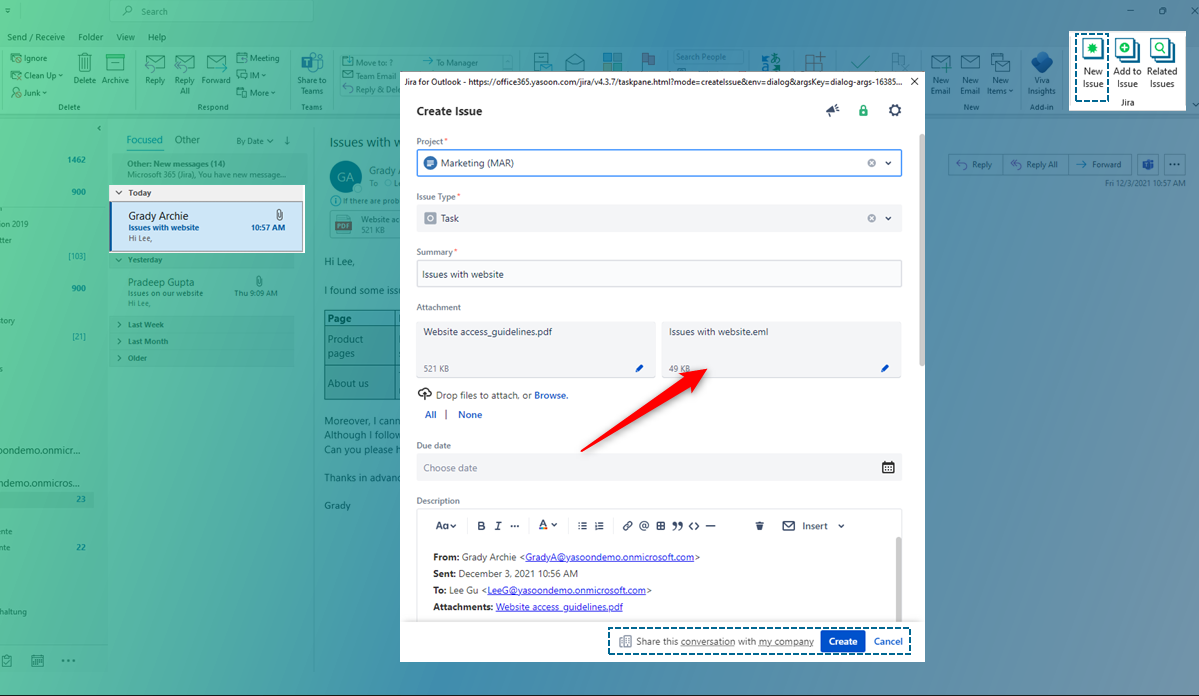Solved How Do I Attach An Outlook Email To A Jira Ticket