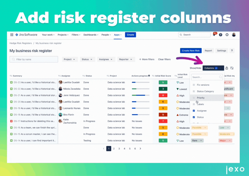 Risk Management Tools: Excel or Jira? - Atlassian Community