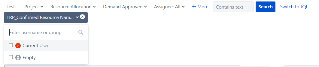Solved Using User Picker Single User In Jira Filters