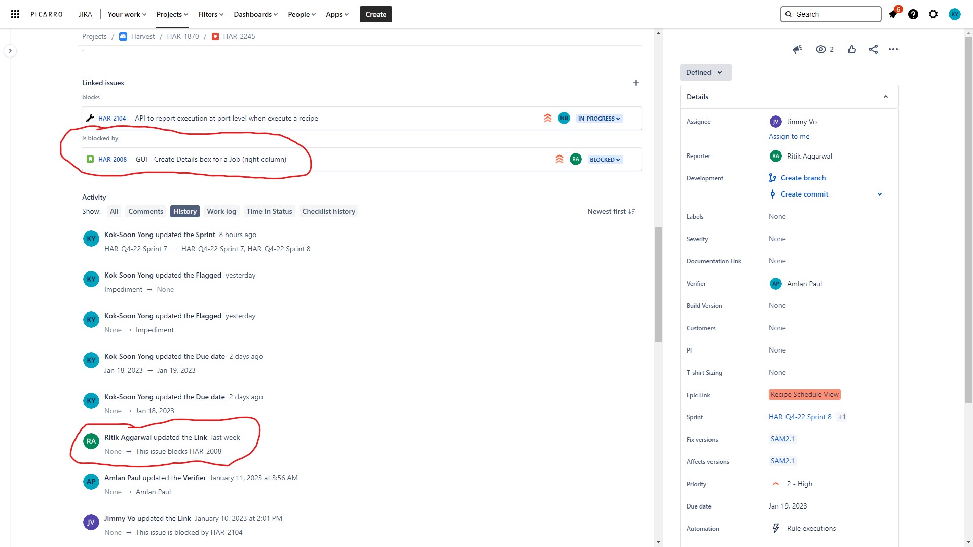 Issue With Linked Issues
