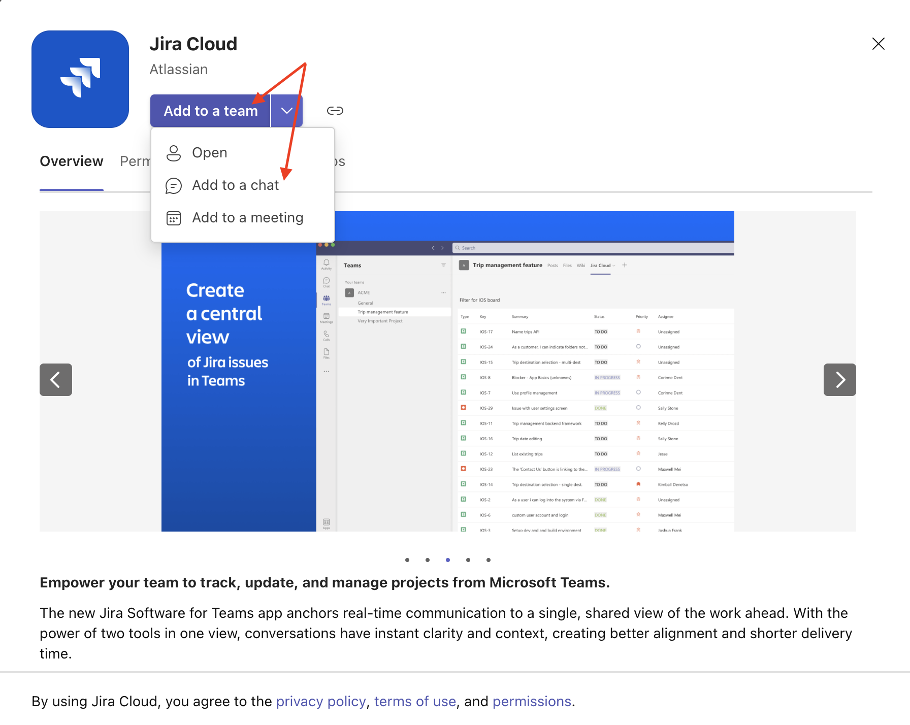 Channel notification in Microsoft Teams for Jira C... - Atlassian Community