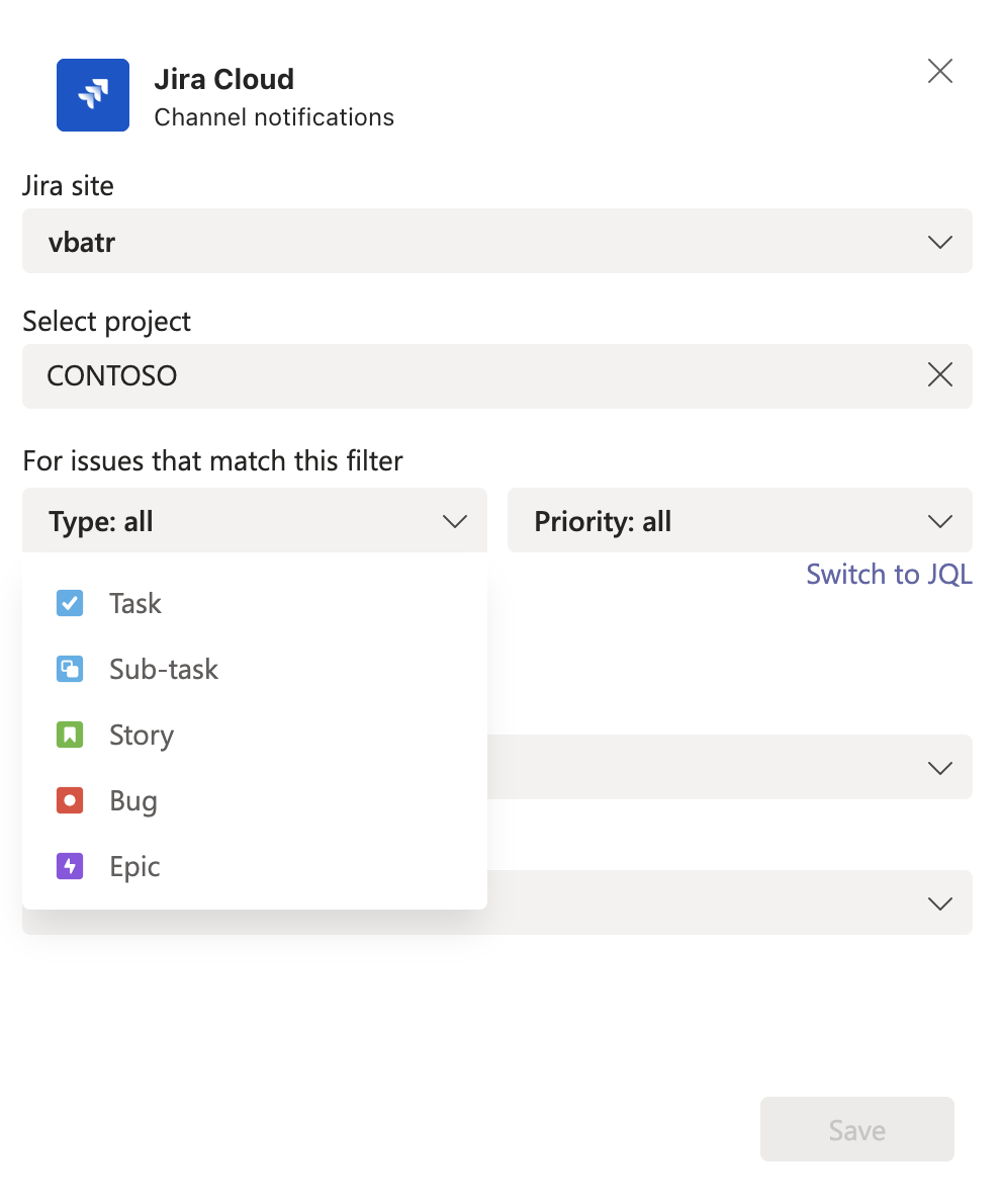 Channel notification in Microsoft Teams for Jira C... - Atlassian Community