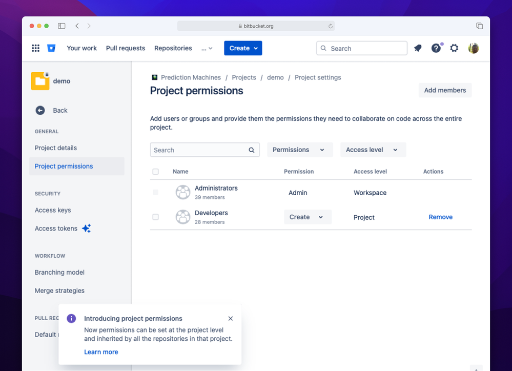 Taking Bitbucket permission management to the next... - Atlassian Community