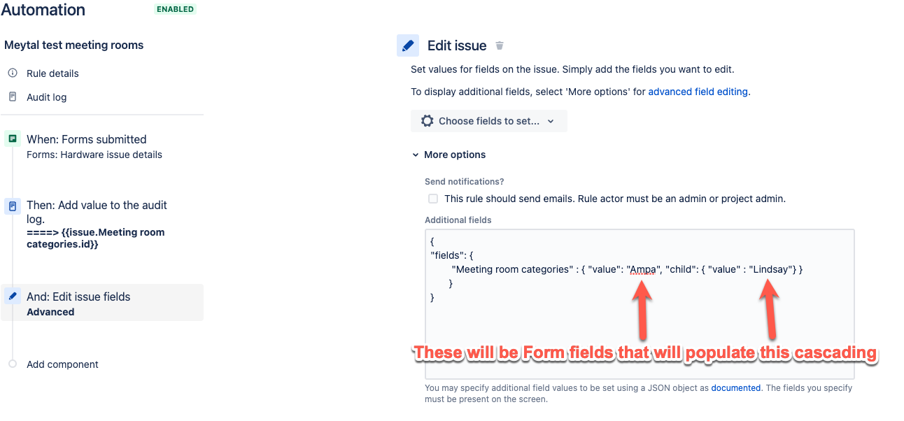 Solved Using Form Values In Automation