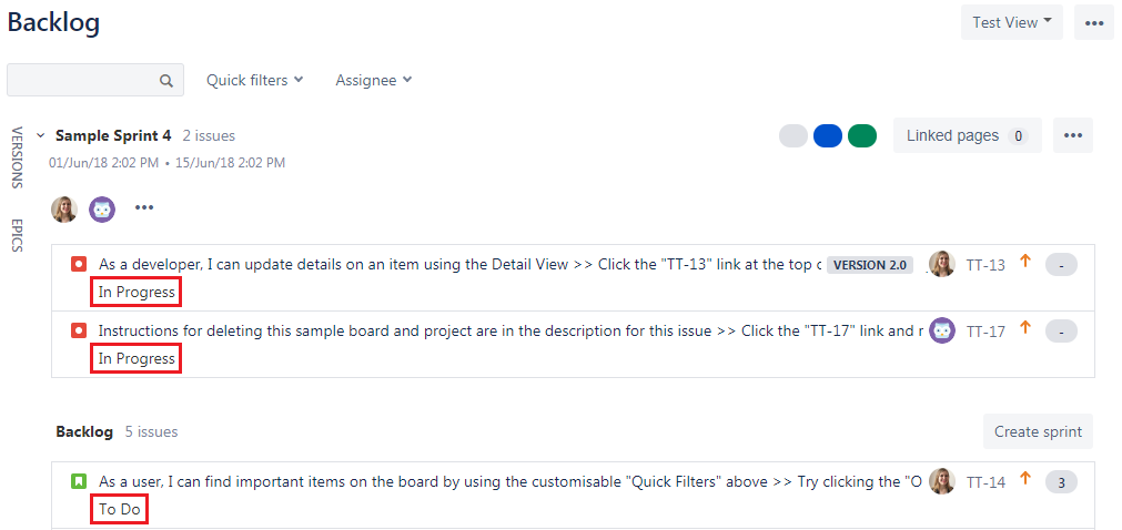 Solved: Changing colors of tickets in backlog base on stat...
