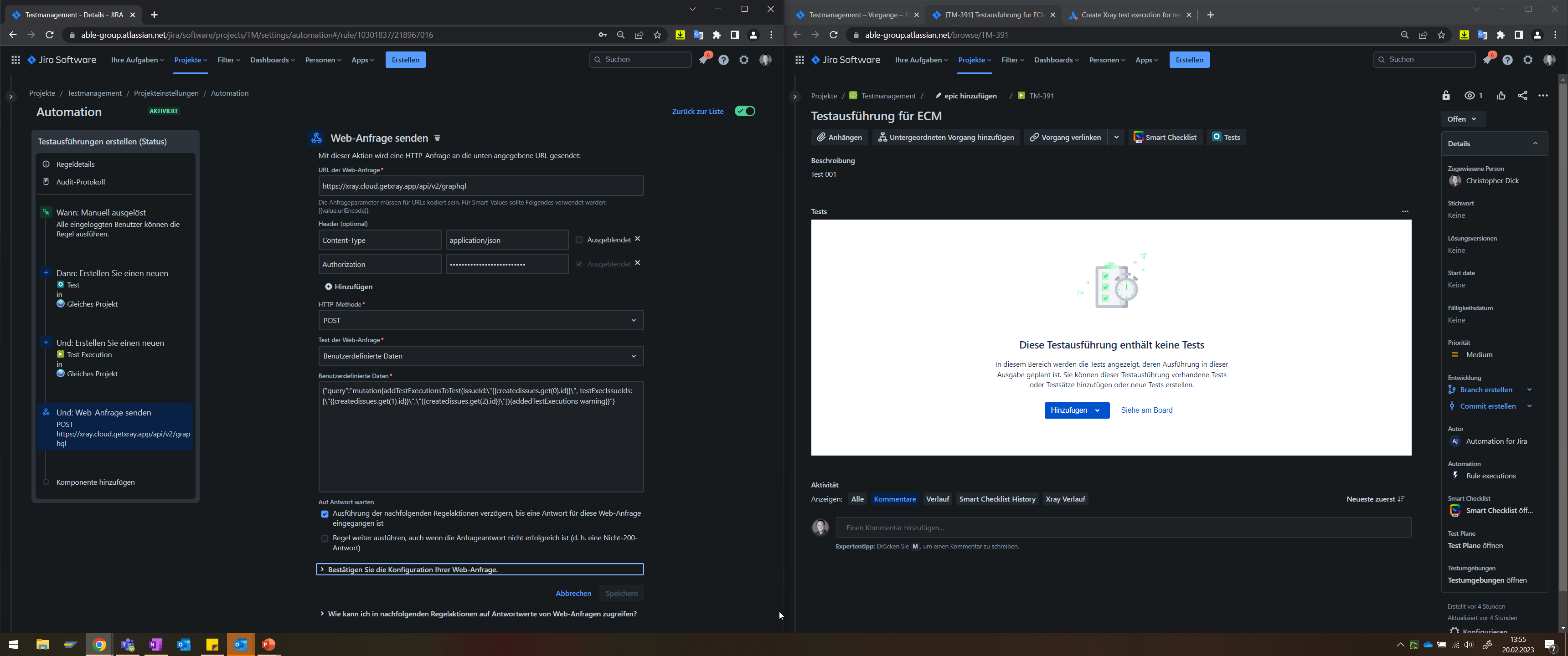 Solved Create Xray Test Execution For Test Via Send Web 0005