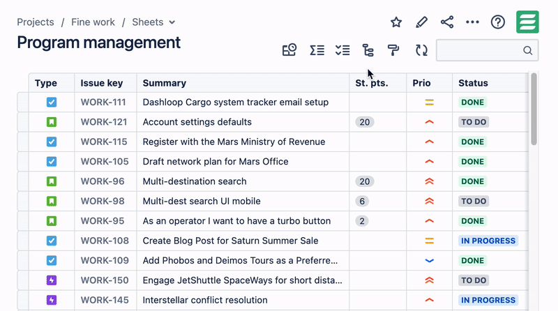 Jira Hierarchy