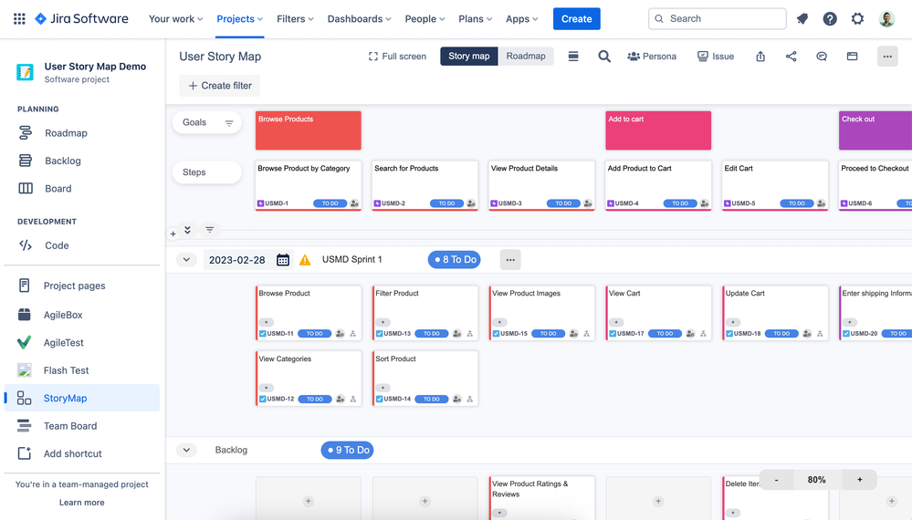 How to do a User Story Mapping in Jira?